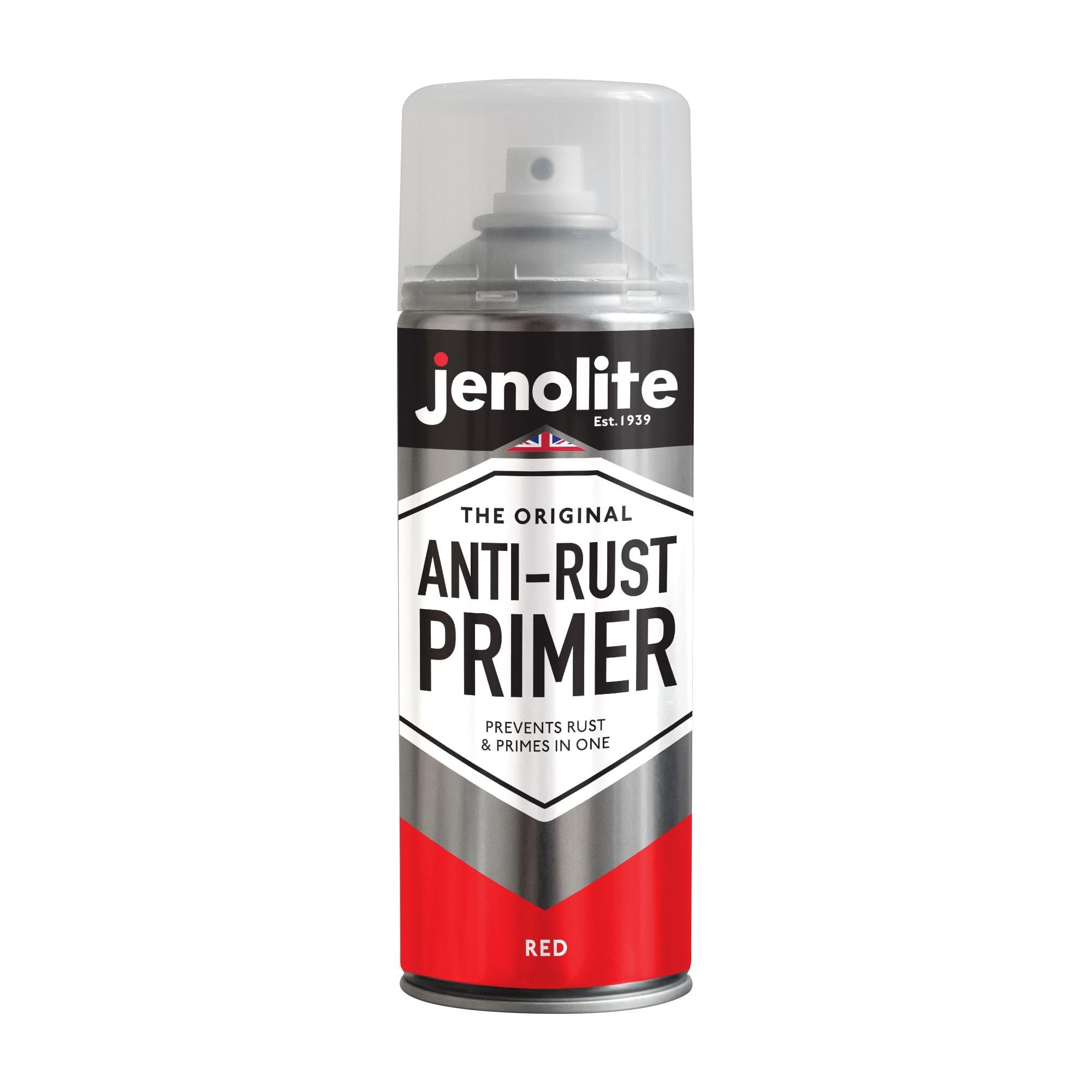 JENOLITE Anti-Rust Primer Aerosol RED High Performance Protection Metal ...