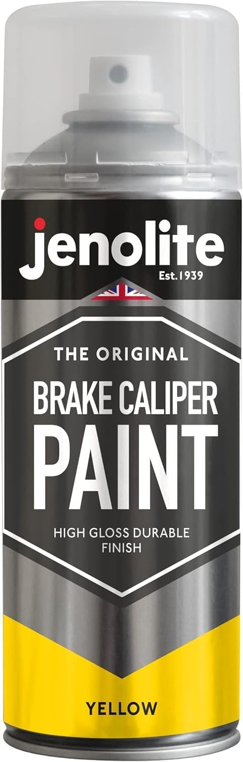 JENOLITE Brake Caliper Paint - YELLOW - Durable High Gloss Finish High ...