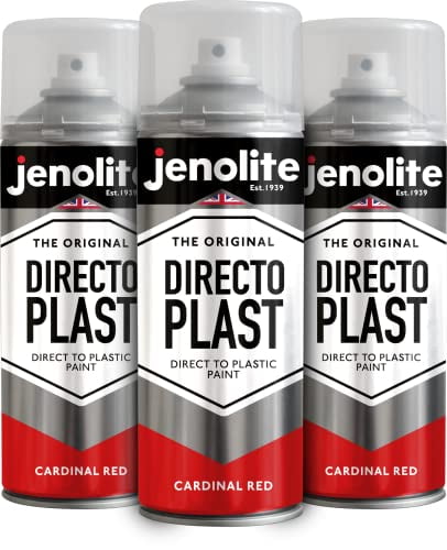 JENOLITE Directoplast Gloss Spray Paint For Plastic | CARDINAL RED ...