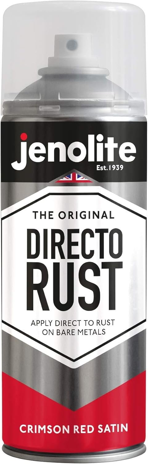 JENOLITE Directorust Satin Spray Paint | CRIMSON RED | 13.52fl oz ...