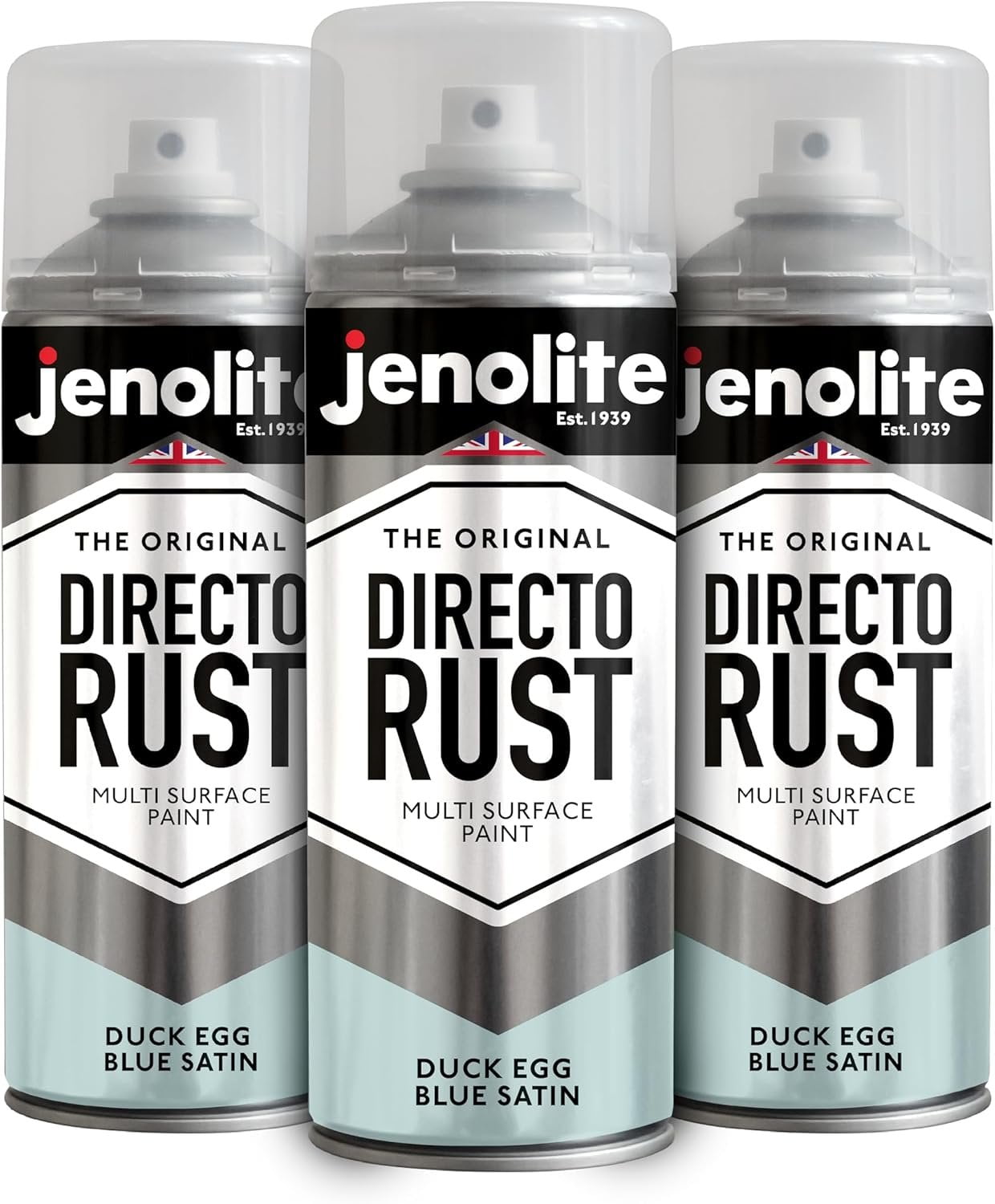 JENOLITE Directorust Satin Spray Paint | DUCK EGG BLUE | 3x13.52fl oz ...