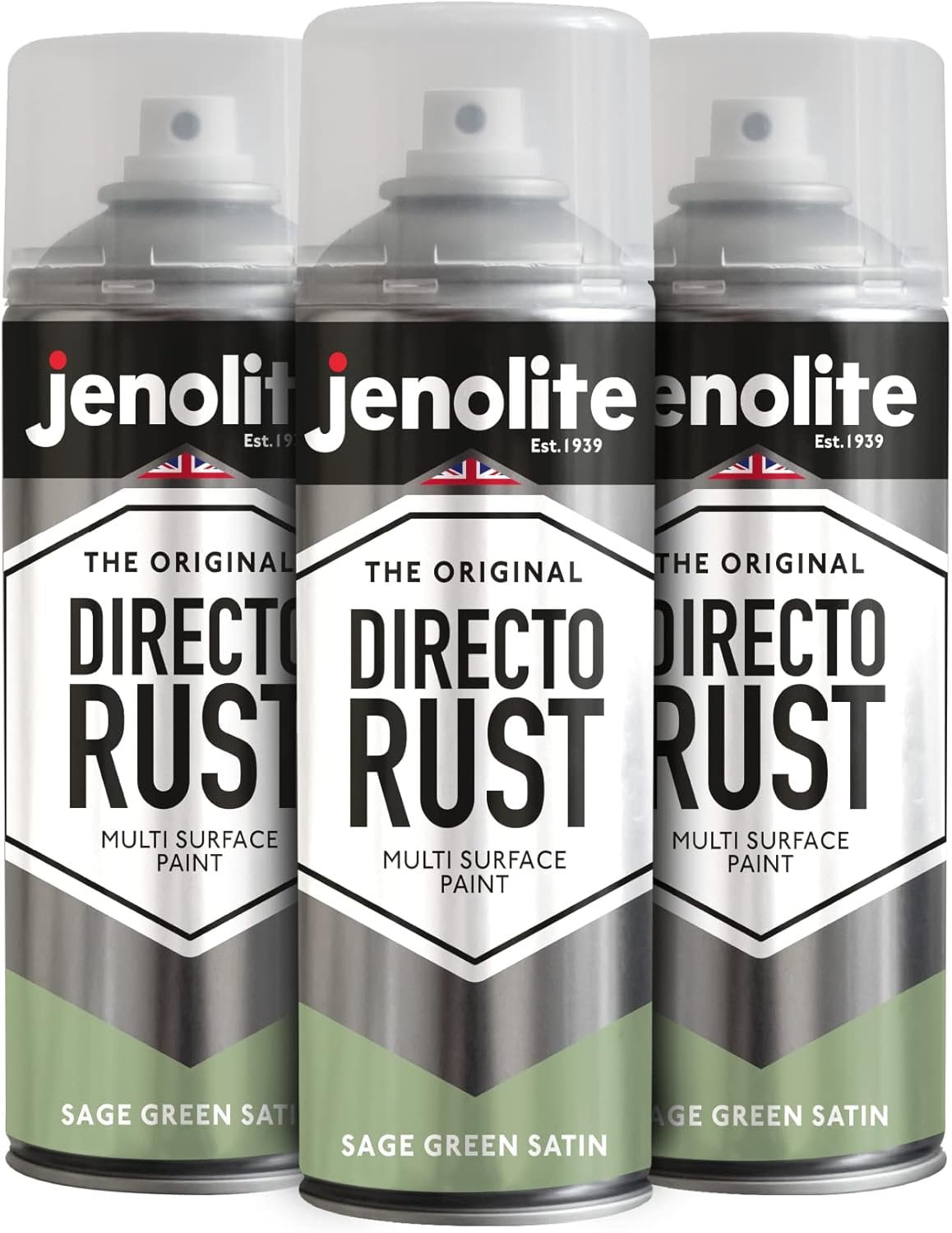JENOLITE Directorust Satin Spray Paint | SAGE GREEN | 3x13.52fl oz ...