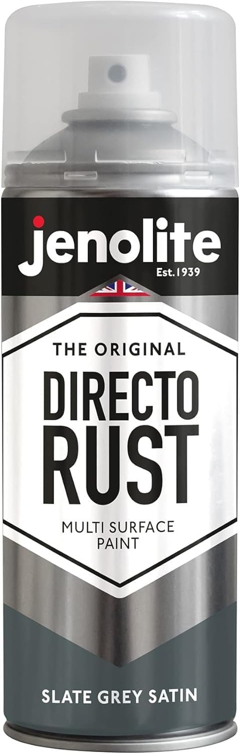 JENOLITE Directorust Satin Spray Paint | SLATE GRAY | 13.52fl oz (400ml ...