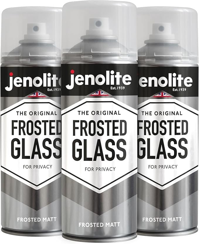 JENOLITE Frosted Glass Spray Paint OPAQUE MATT FINISH Frosted Window ...