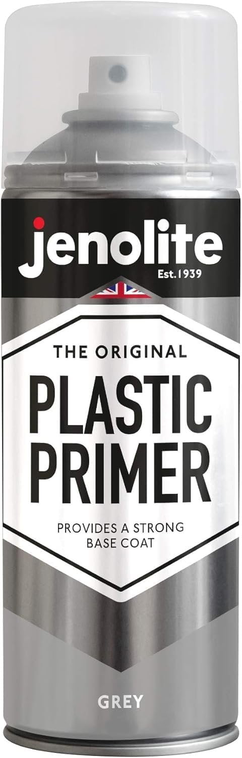 JENOLITE Plastic Primer Spray - GREY - Strong Adhesion Spray Paint ...