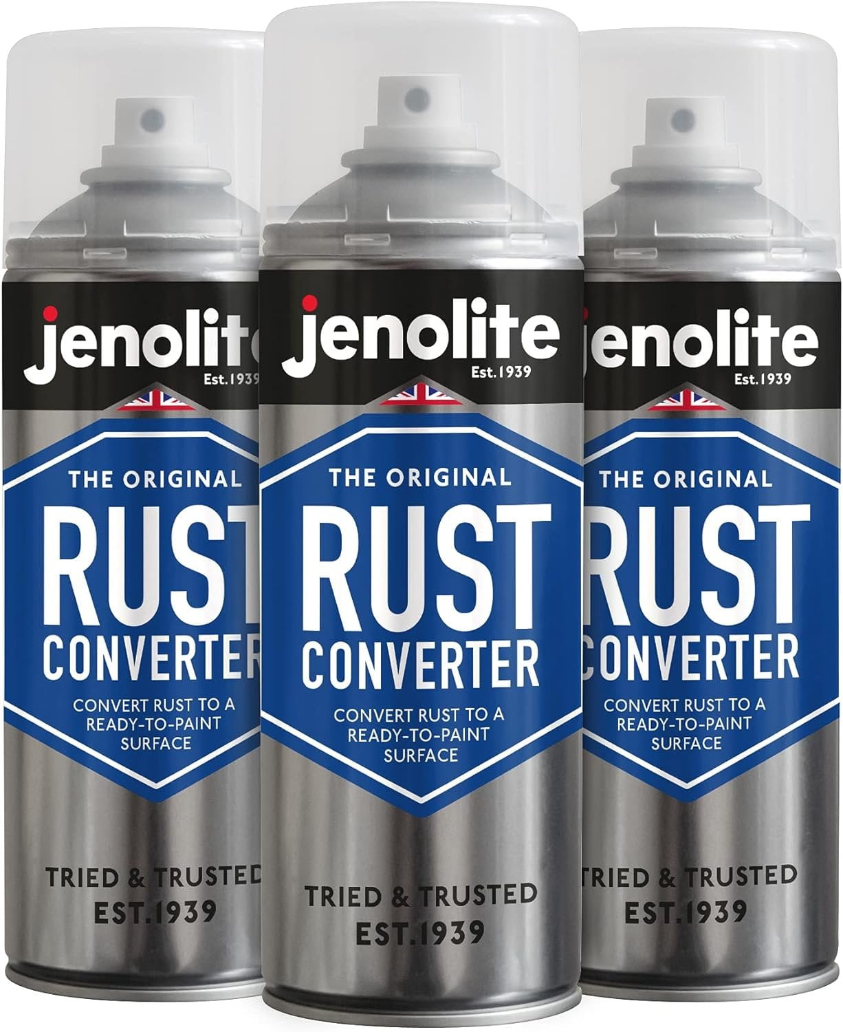 JENOLITE Rust Converter Spray for Metal - Fast Acting Rust Reformer ...
