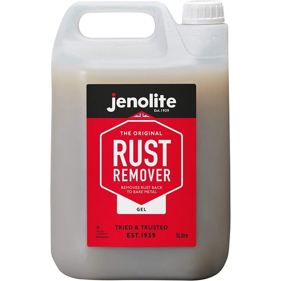 JENOLITE Rust Remover Gel | Naval Jelly Rust Remover | 1.32 Gallon (5 ...