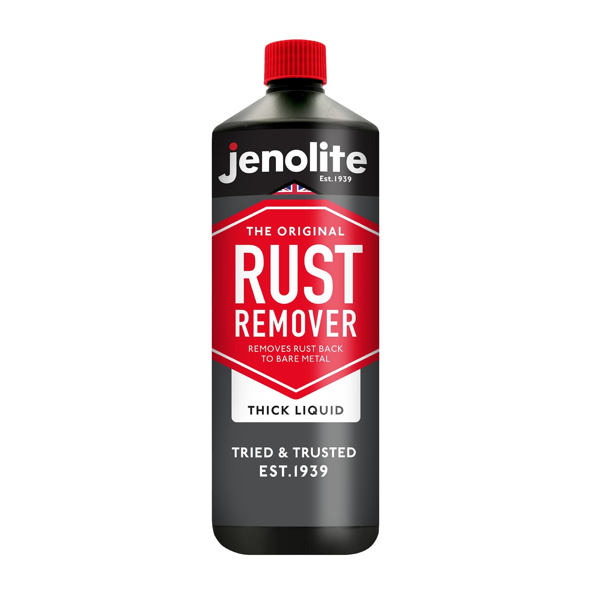 JENOLITE Rust Remover for Metal - Fast Acting No Drip Thick Liquid ...