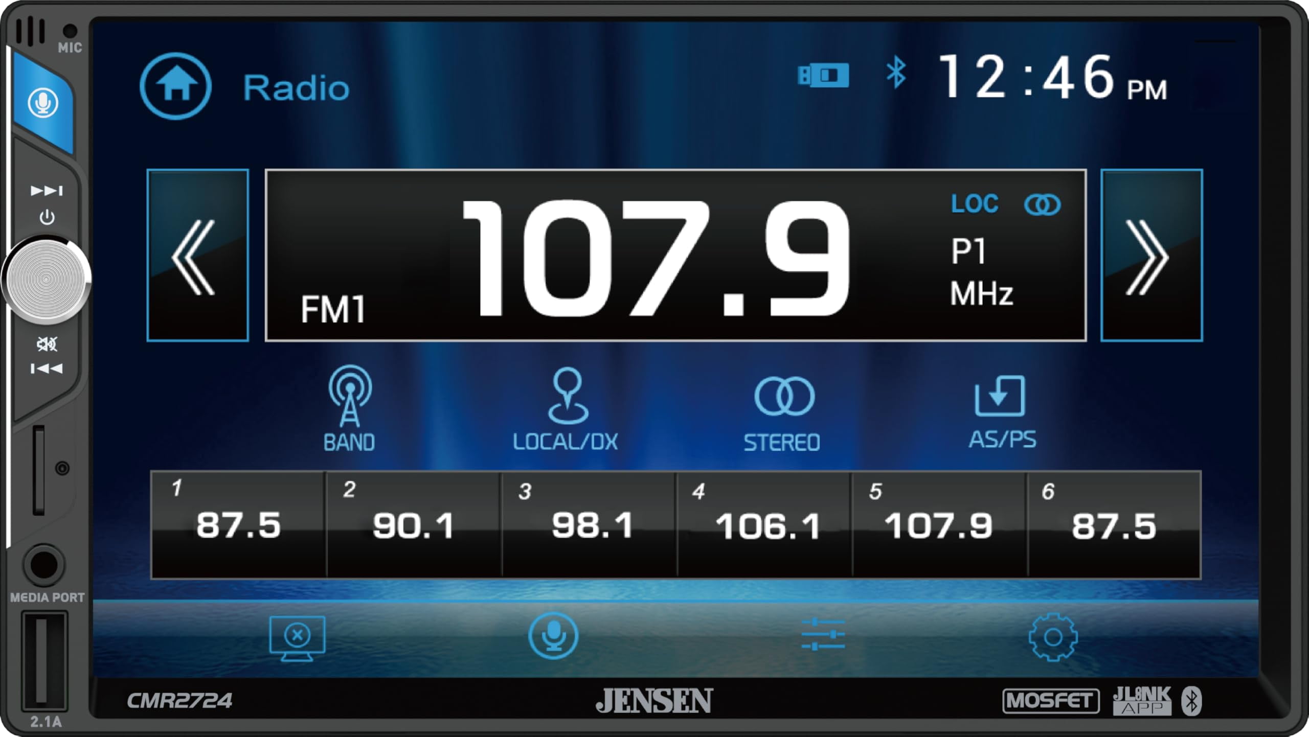 Jensen Touch Screen Radio