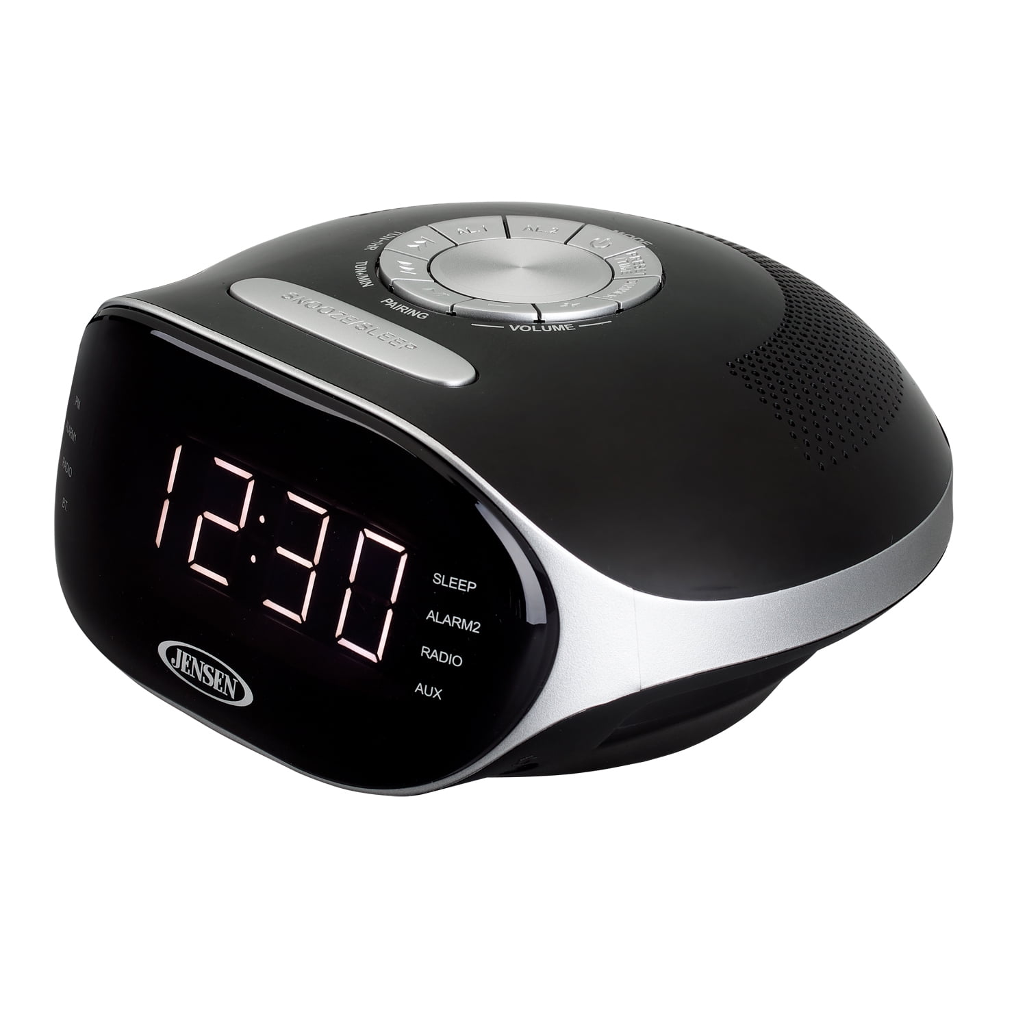 Jensen Digital Bluetooth Am/Fm Dual Alarm Clock Ra - Walmart.com