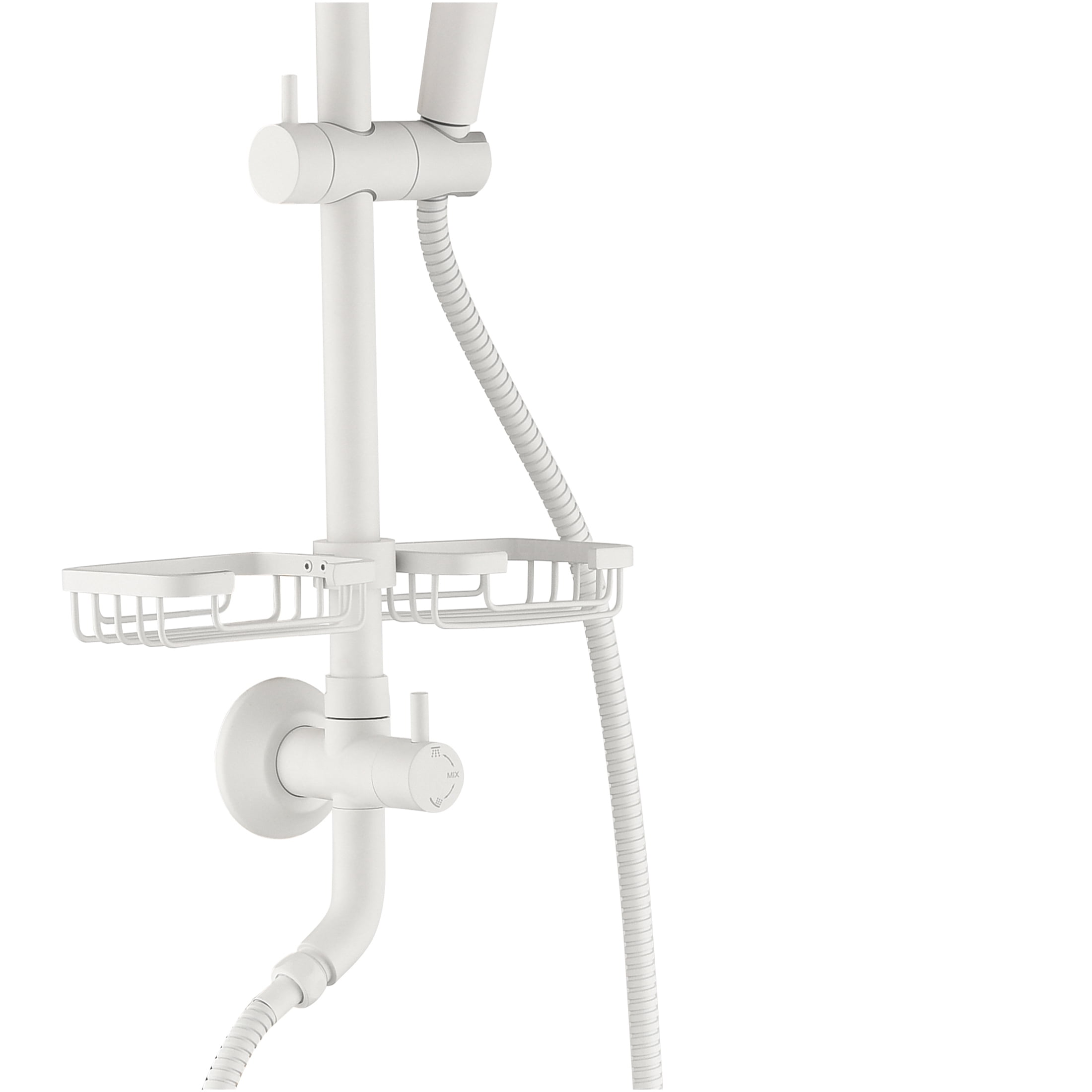 JERFIT 10 inch Rain Shower System Combo Set, Wall Mounted Shower Head ...