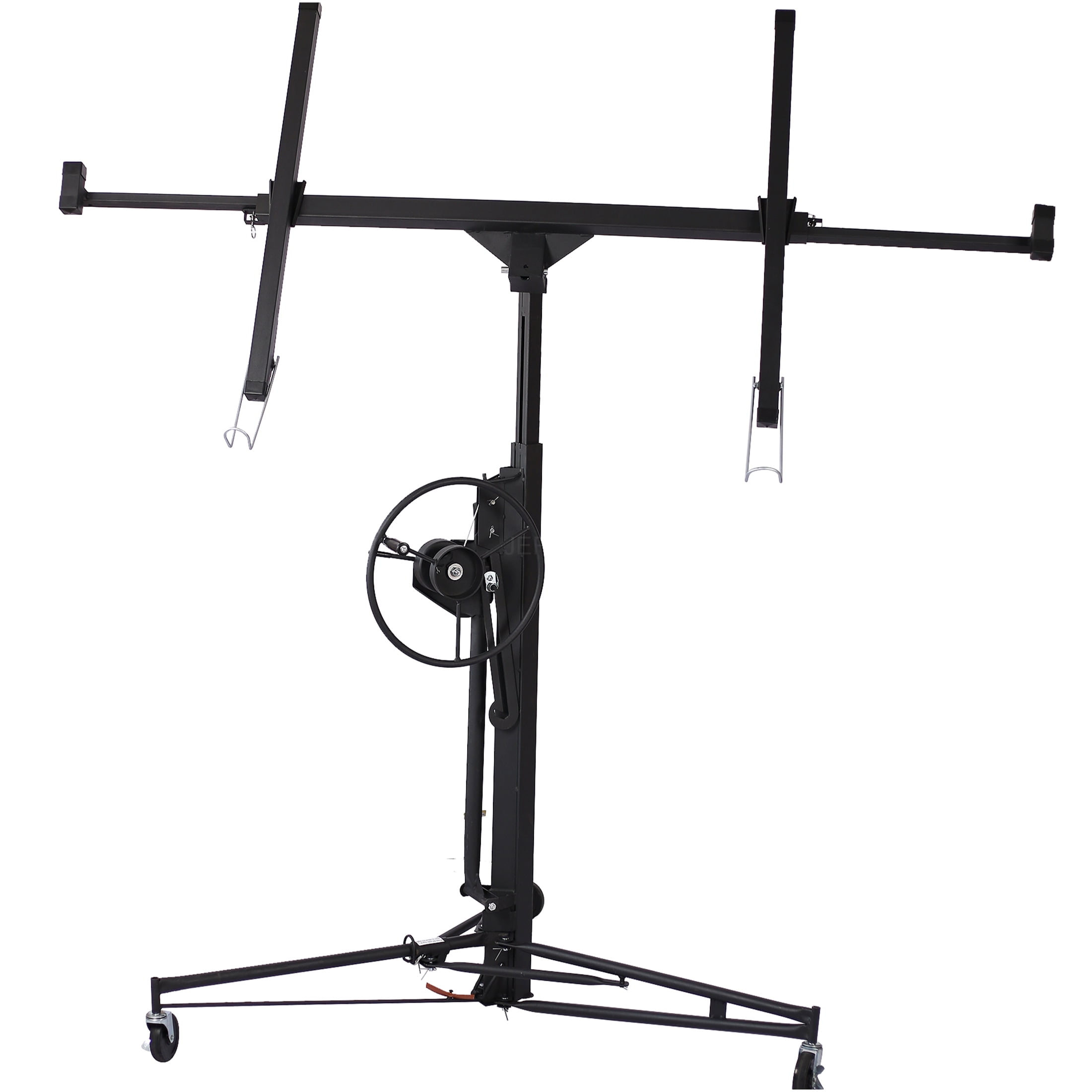 JERFIT 11ft Drywall Lift Hoist, 150lbs Capacity, Heavy Duty Steel ...