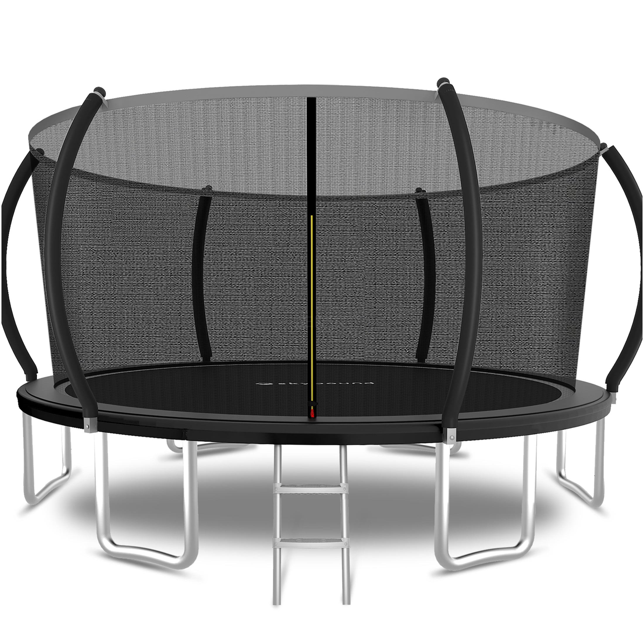 JERFIT 14FT Trampoline with Safety Enclosure Net, 6-Leg Design for ...