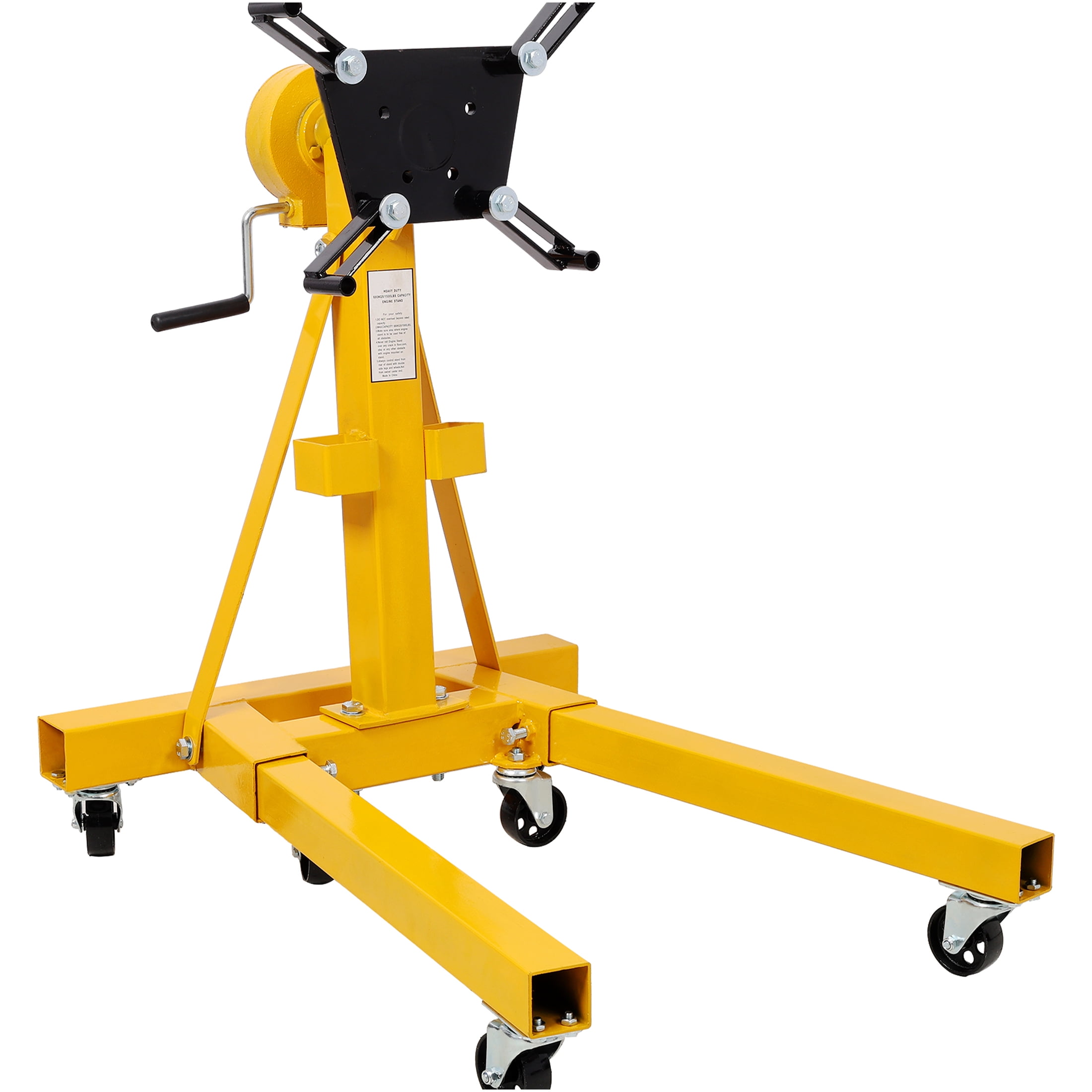 JERFIT 1500 lb Heavy Duty Folding Engine Stand with Geared Head, 360 ...