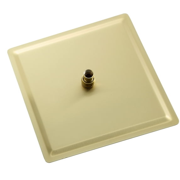 JERFIT 16 Inch Luxury Square Rainfall Shower Head, Gold Stainless Steel ...