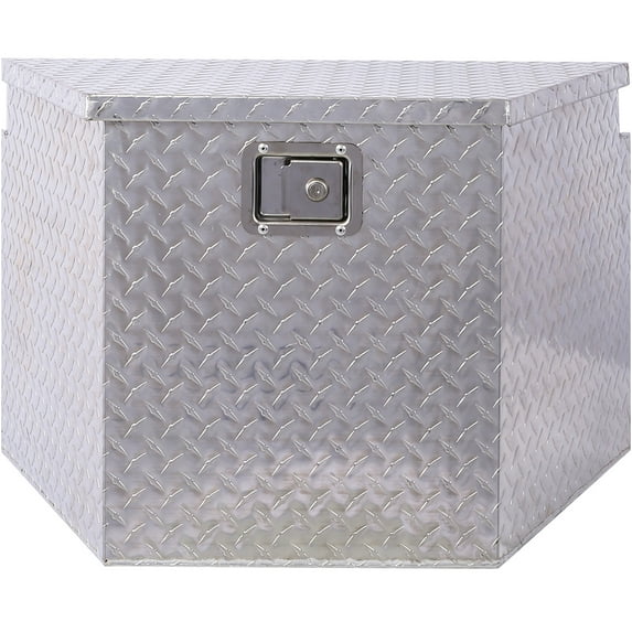 JERFIT 29" Silver Aluminum Truck Tool Box with Lock, Heavy Duty ...