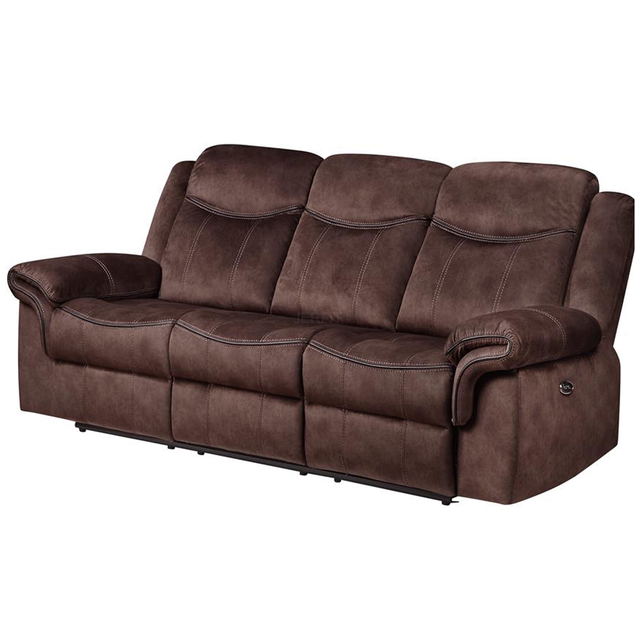 JERFIT 3-Seat Power Recliner Sofa with USB, Push Button Reclining ...