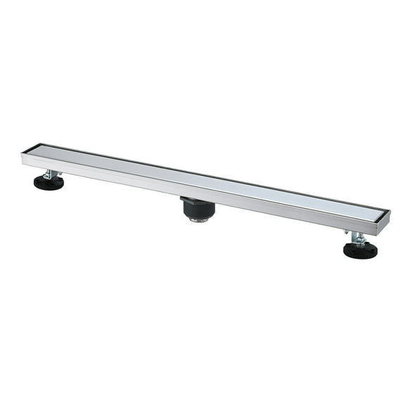 JERFIT 36" Linear Shower Drain Channel with Tile Insert Kit, Brushed ...