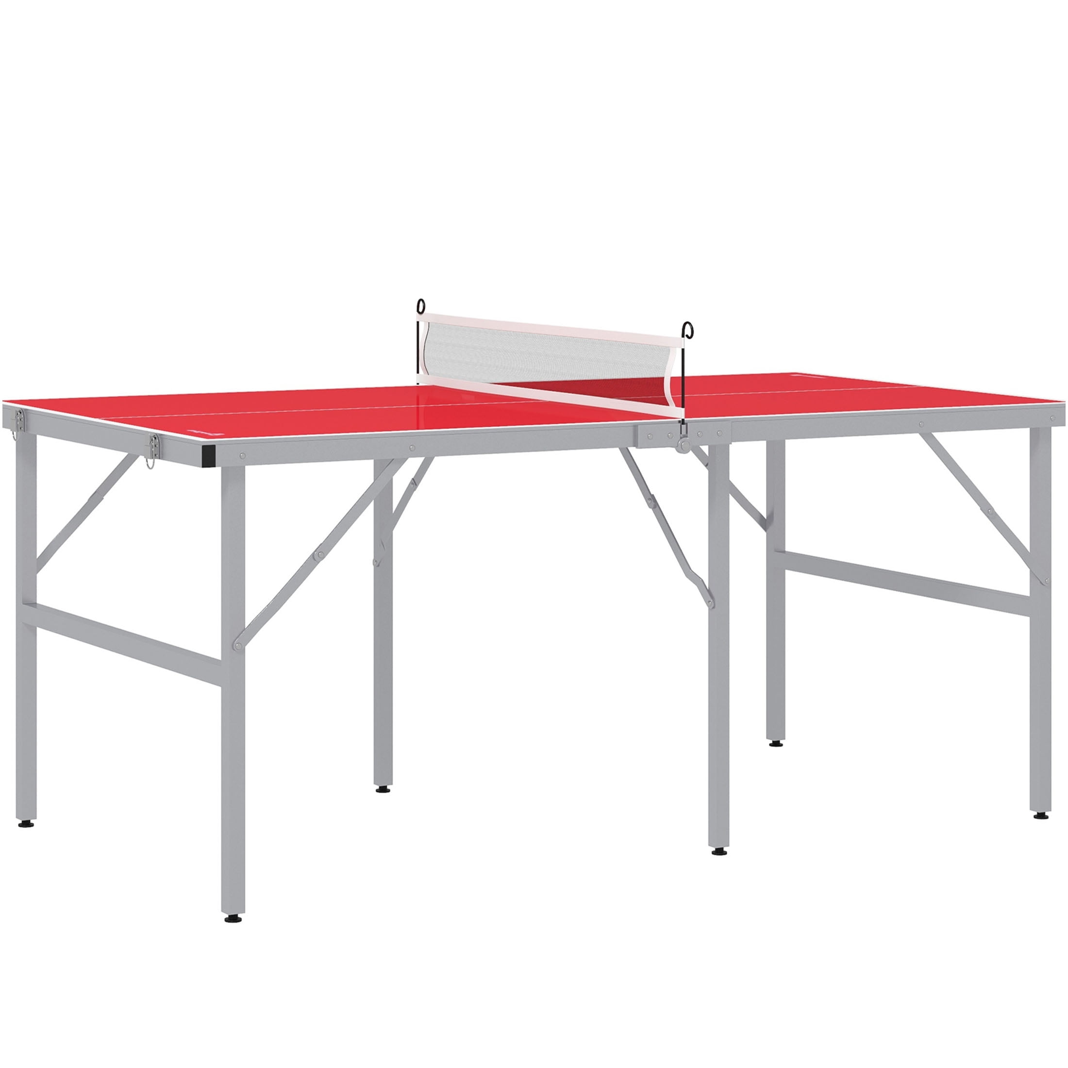 JERFIT 6-in-1 Foldable Ping Pong Table Set with Paddles & Balls ...