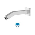 JERFIT 6 inch Adjustable Shower Arm with Flange, Premium 304 Stainless ...