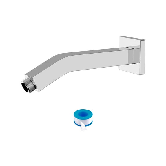 JERFIT 6 inch Adjustable Shower Arm with Flange, Premium 304 Stainless ...
