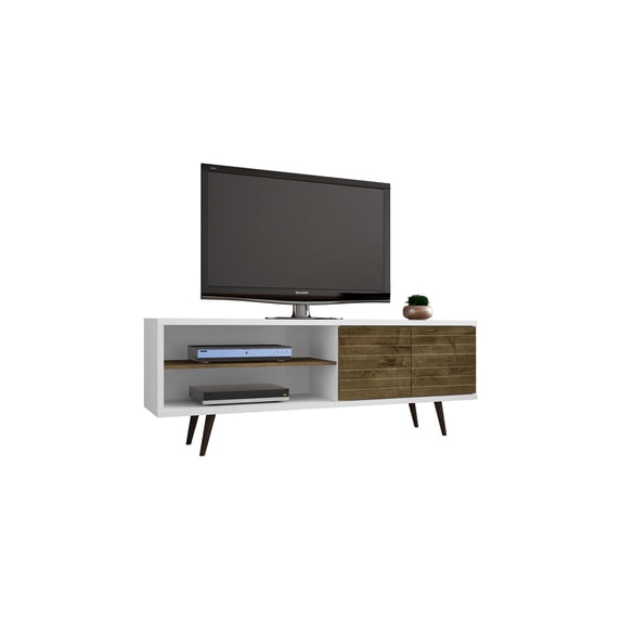 JERFIT Modern 60 inch TV Stand with Storage, Farmhouse TV Console Table ...
