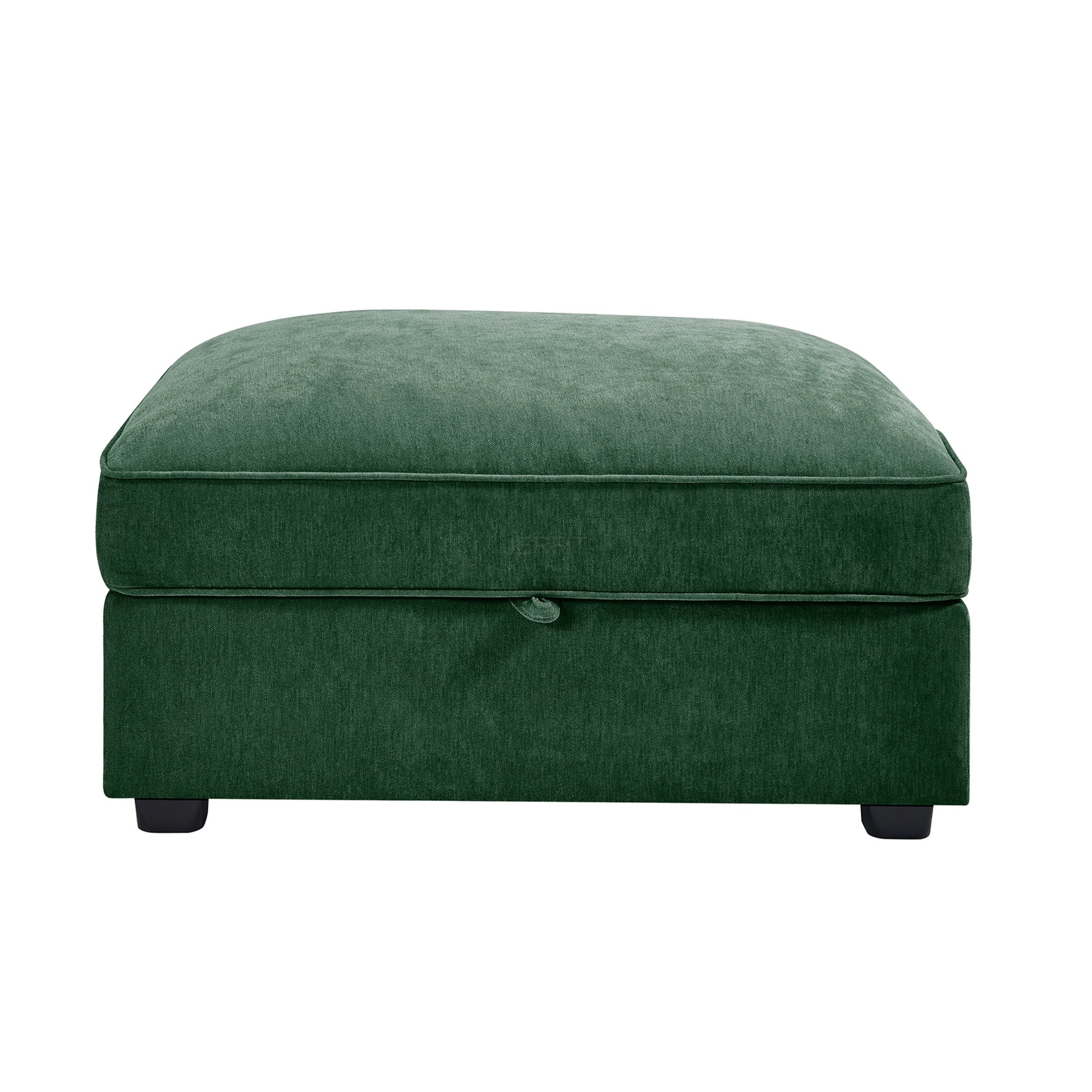 JERFIT Modern Chenille Storage Ottoman Bench with Lift Top, Green ...