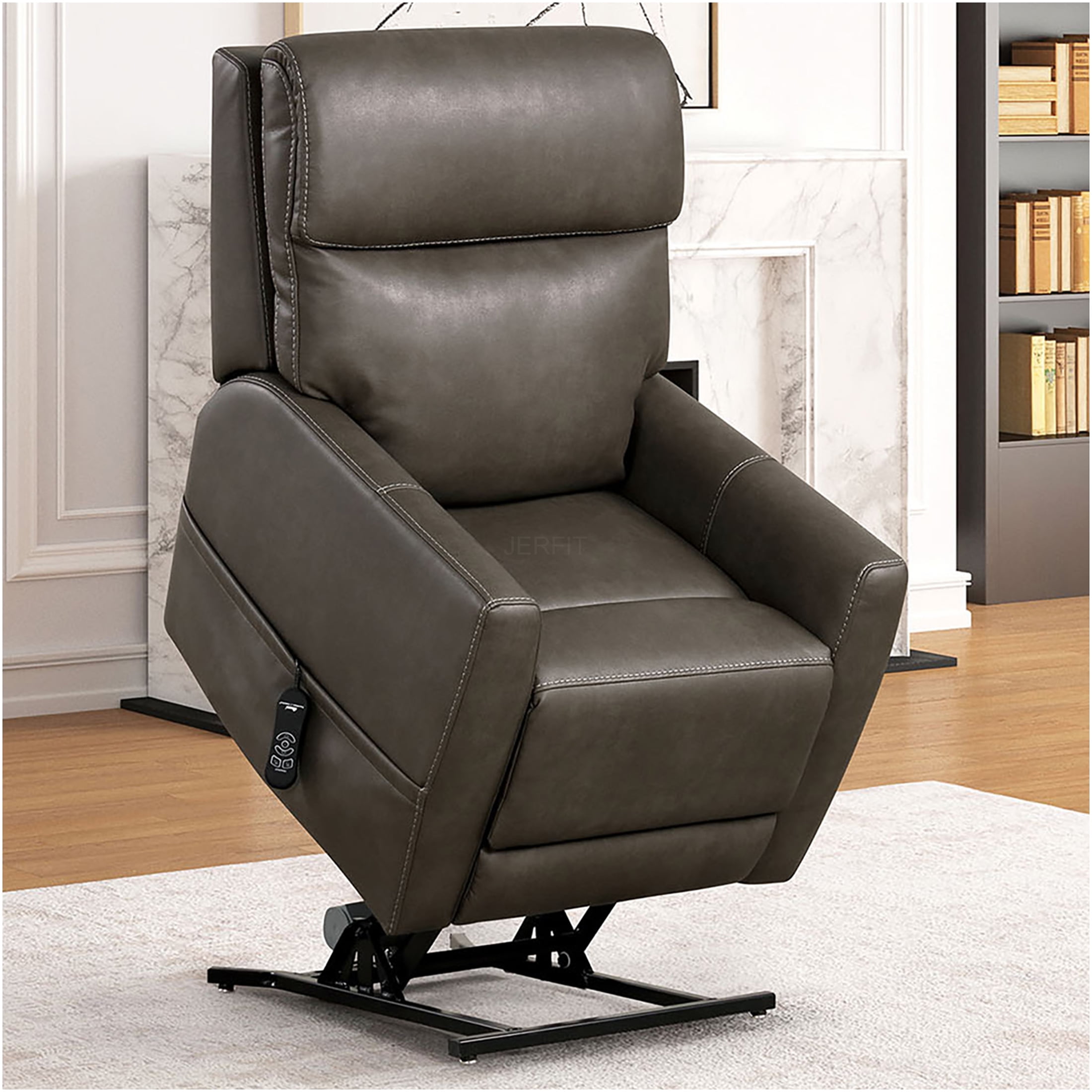 JERFIT Power Lift Recliner Chair with Extendable Footrest, USB Charging ...