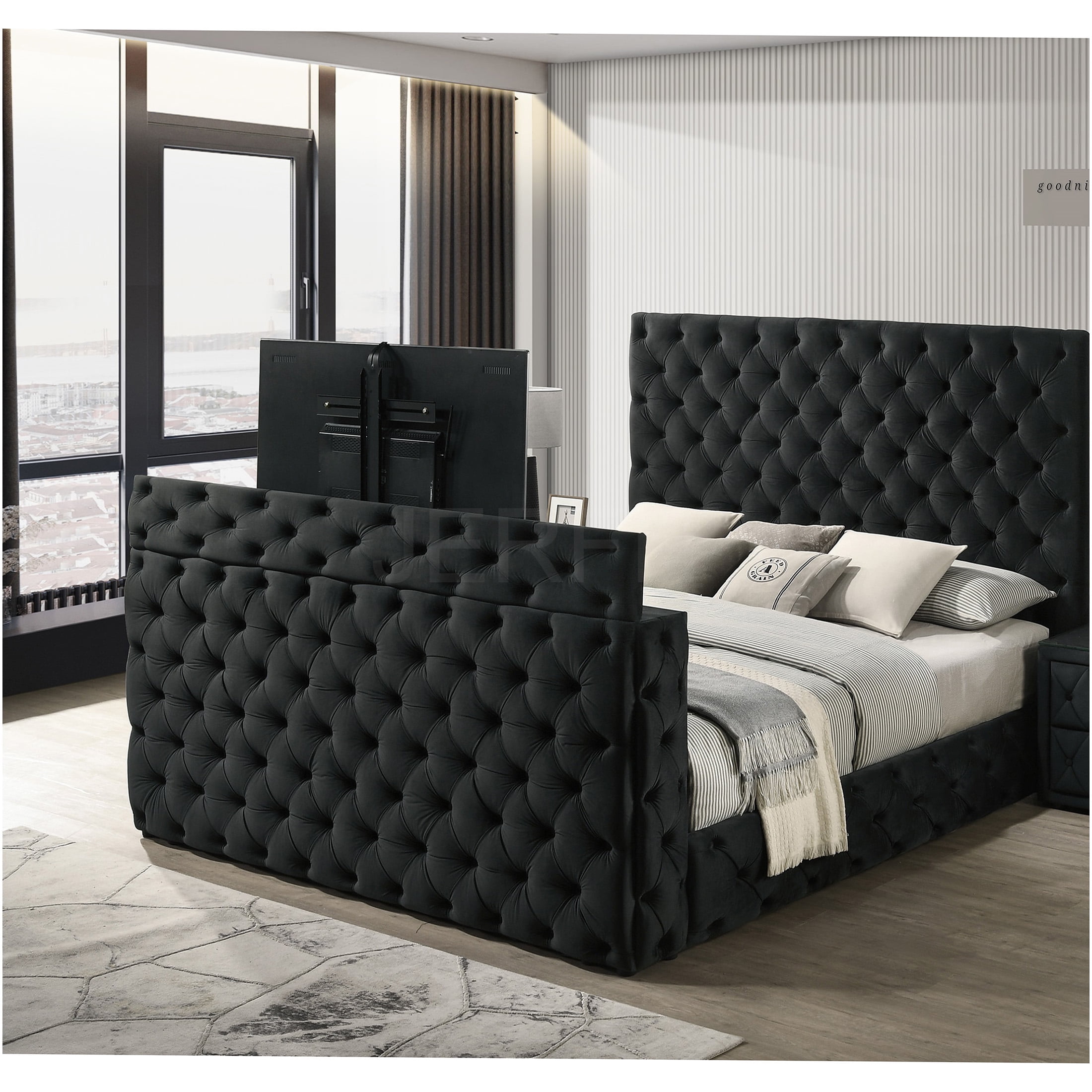 Bed With Tv Lift In Footboard