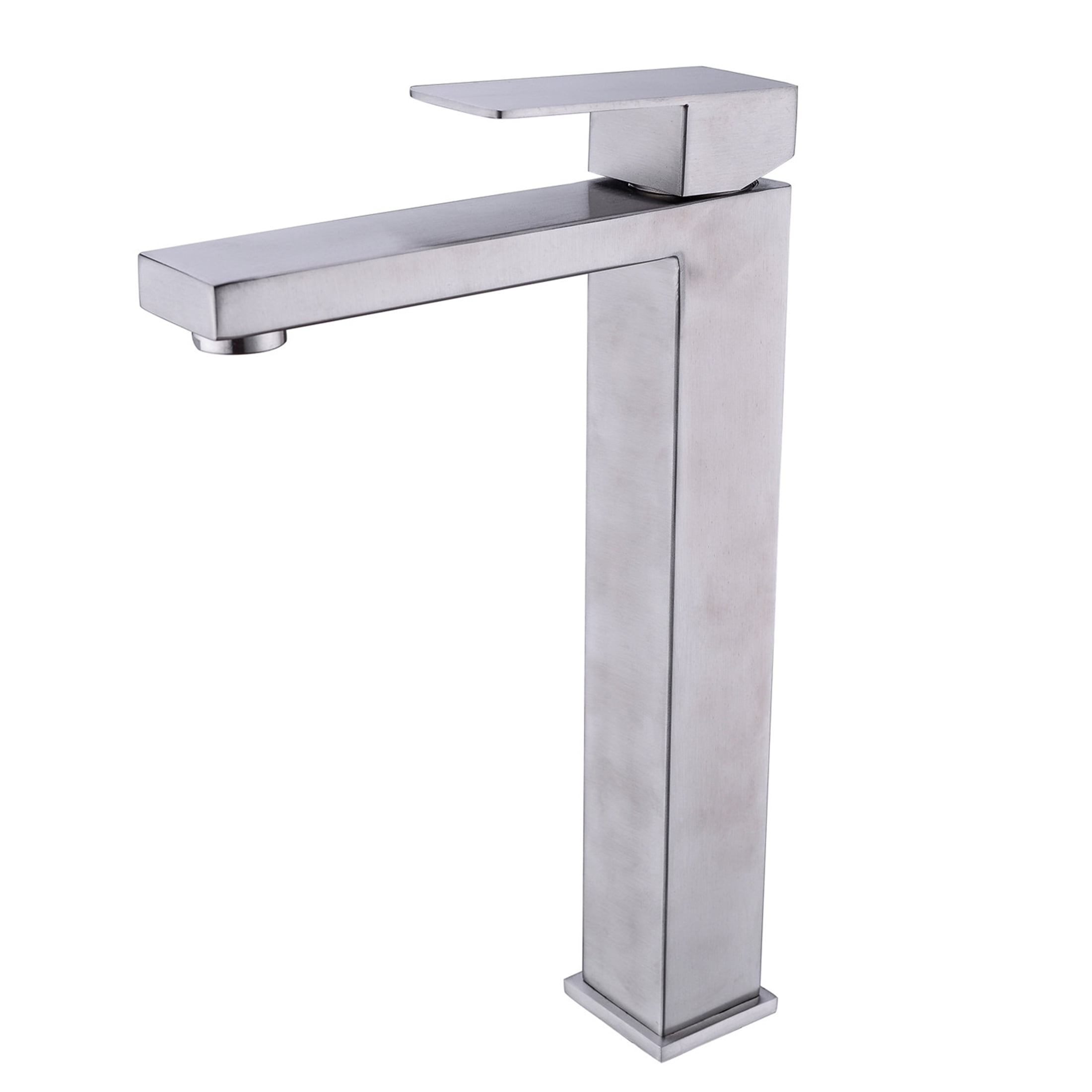 JERFIT Single Handle Bathroom Sink Faucet in Brushed Nickel, Water ...