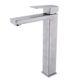 JERFIT Single Handle Bathroom Sink Faucet in Brushed Nickel, Water ...