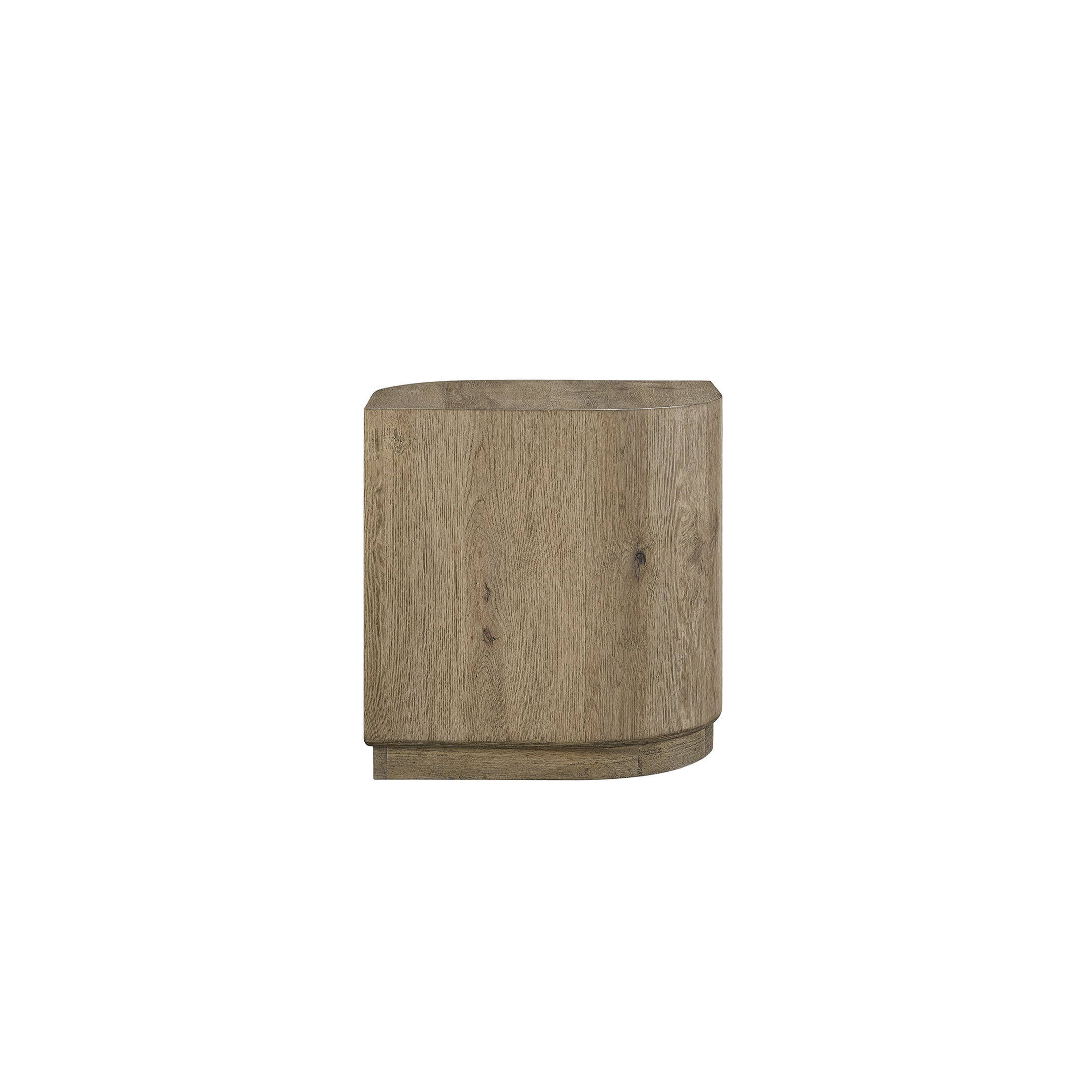 JERFIT Solid Wood Accent Table, English Knotty Oak End Table with ...