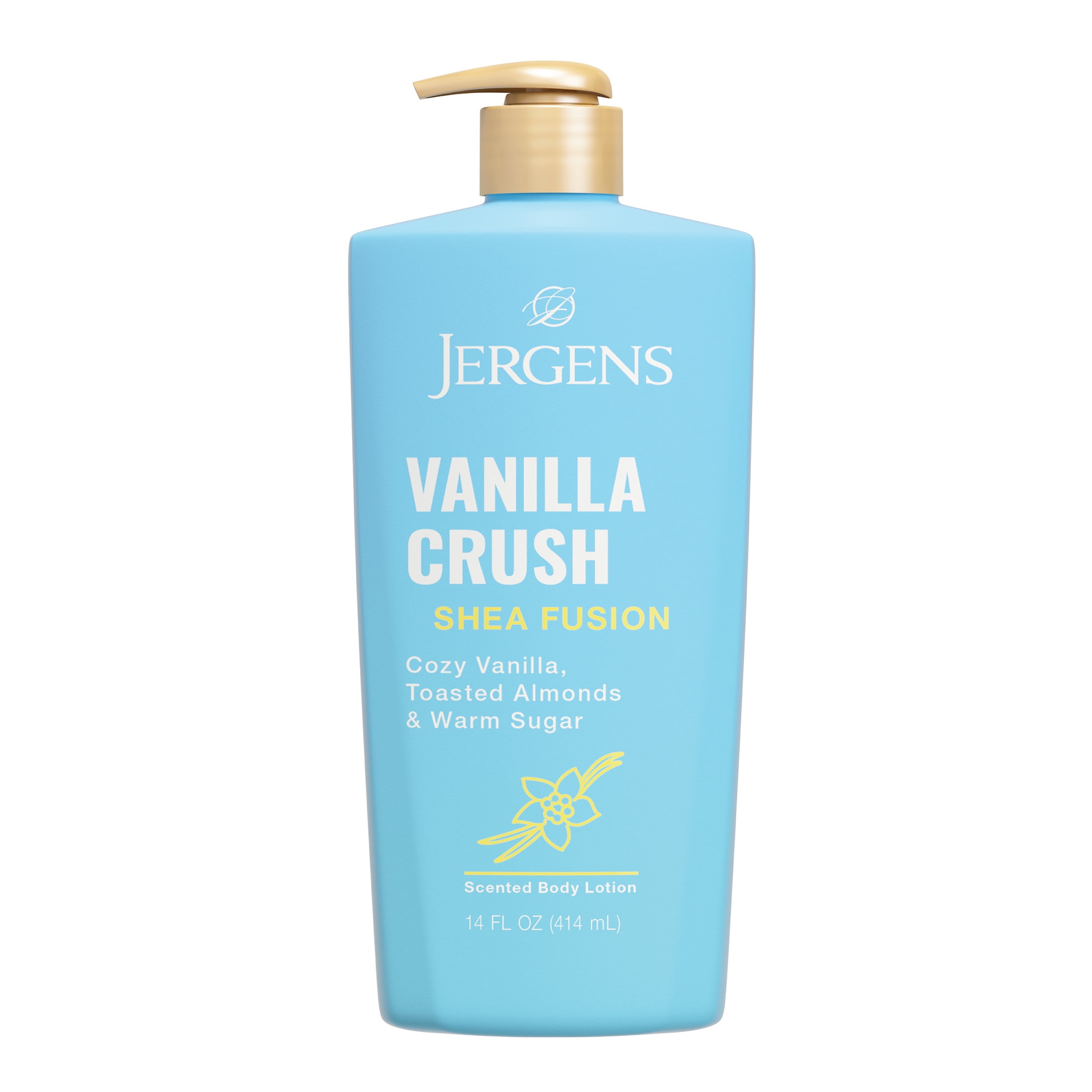 Jergens Shea Fusion Vanilla Crush Scented Body Lotion, Moisturizer for ...