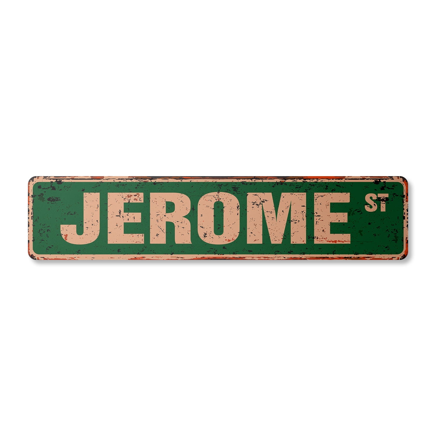 JEROME Vintage Plastic Street Sign Childrens Name Room Sign | Indoor ...