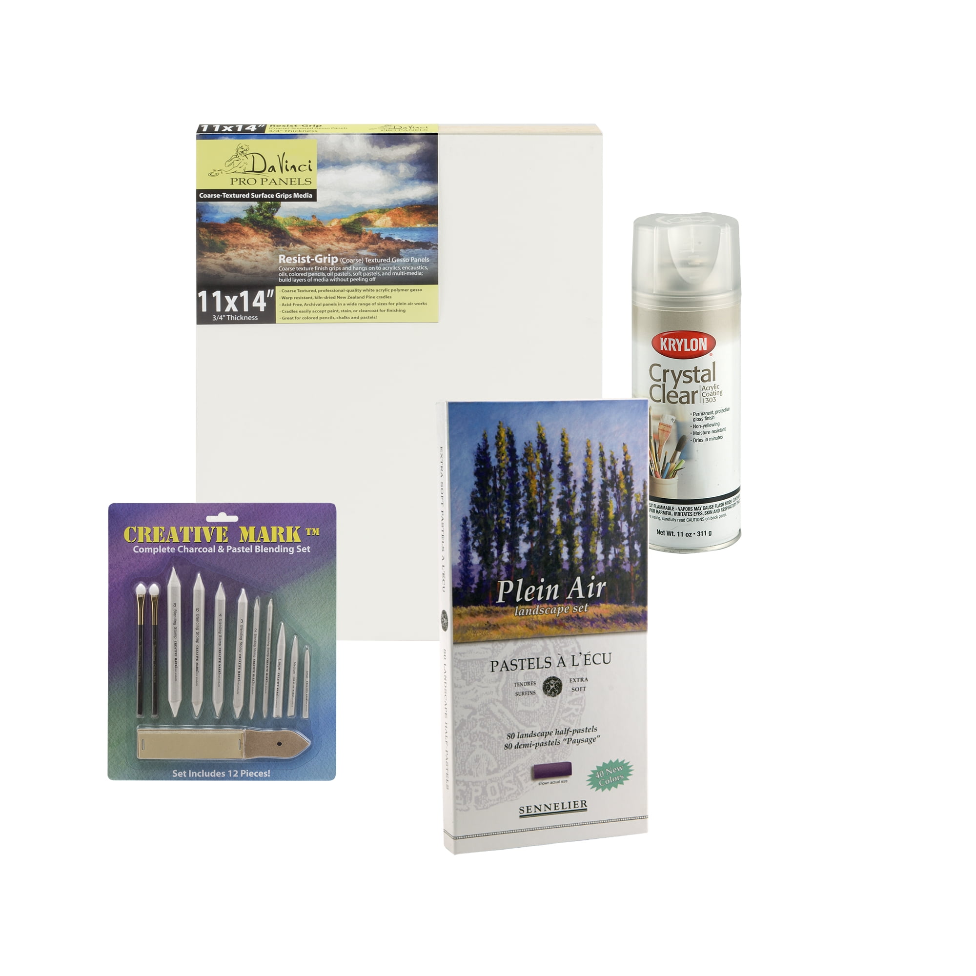 JERRY'S ARTARAMA 80ps Soft Pastel Art Set with Blending Tools, (11x14 ...