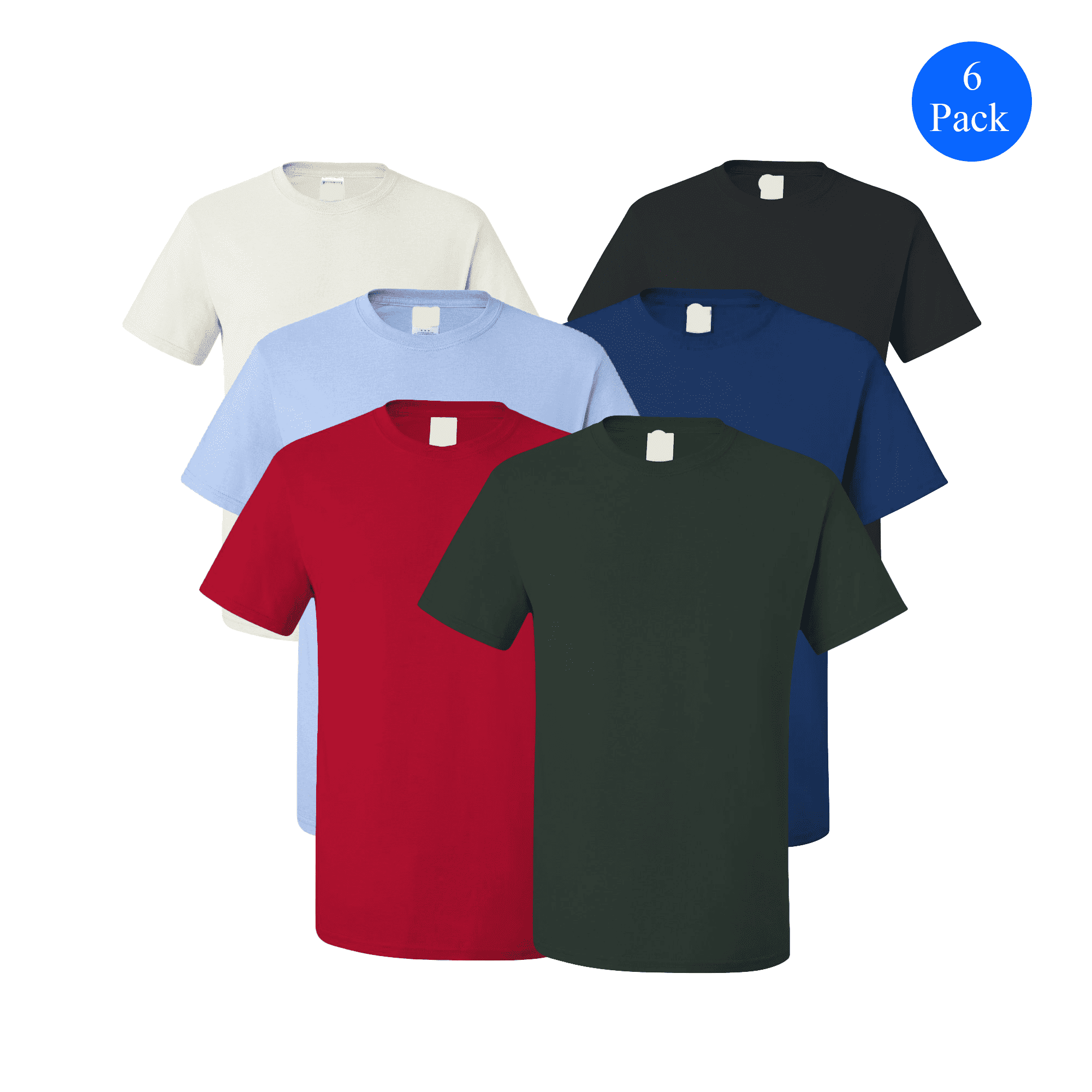 JERZEES Dri-Power T-Shirt for Men, Solid Tee, Soft Cotton Blend, Mix ...