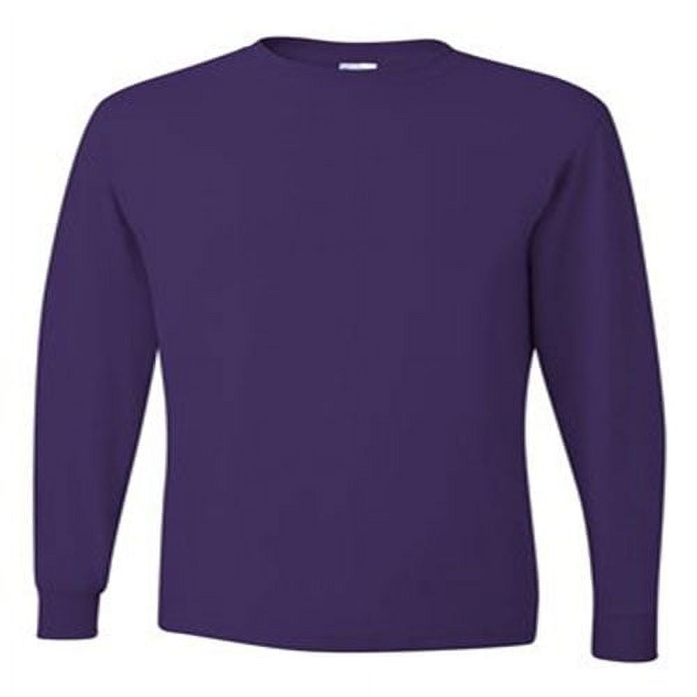 JERZEES Men's Dri-Power Long Sleeve 50/50 T-Shirt - Walmart.com