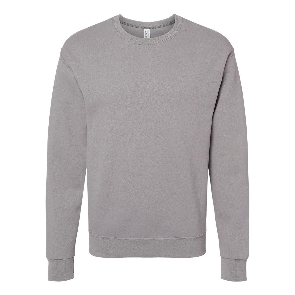 JERZEES - NuBlend Crewneck Sweatshirt - 562MR - Rock - Size: L ...