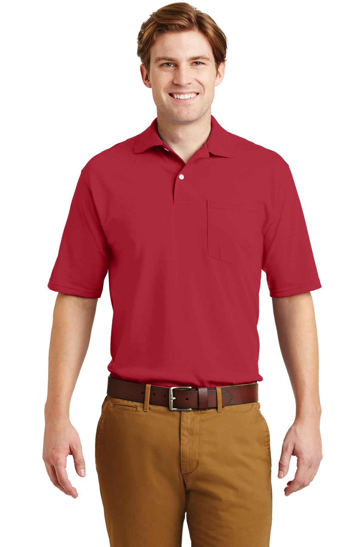 Sanmar JERZEES SpotShield Athletic Polo Fit Jersey Knit Sport Shirt ...