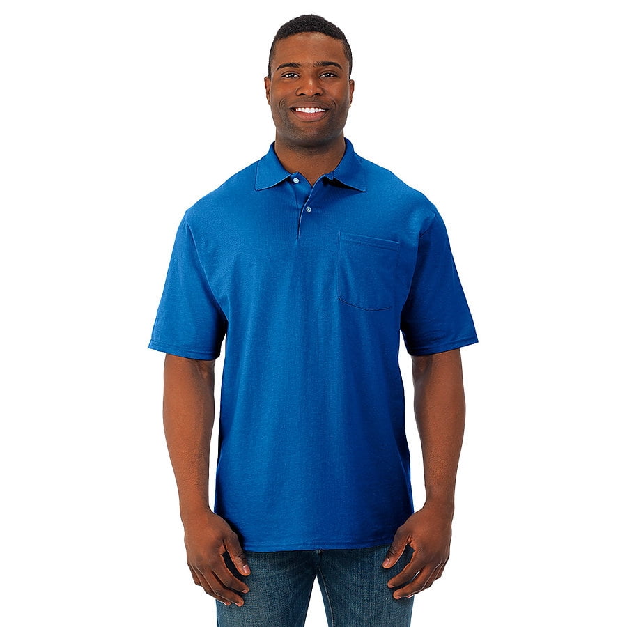 Sanmar JERZEES SpotShield Adult Polo, 5.4-Ounce Jersey Knit Sport Shirt ...