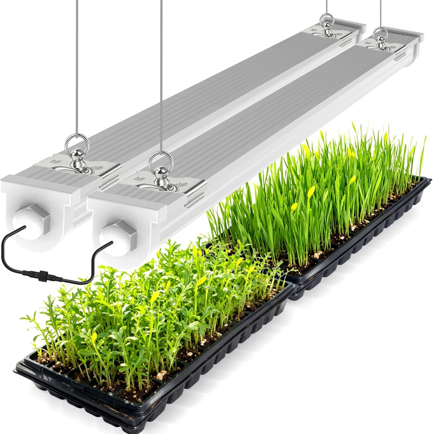 JESLED 3FT 36W Waterproof Grow Lights for Indoor Plants Sunlight Full ...