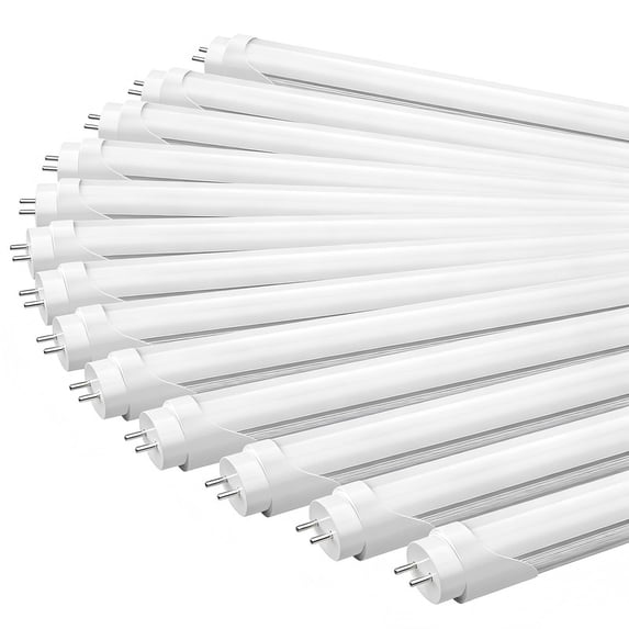 JESLED T8 4ft LED Light Bulbs 28W, Ballast Bypass, T12 Fluorescent Tube ...