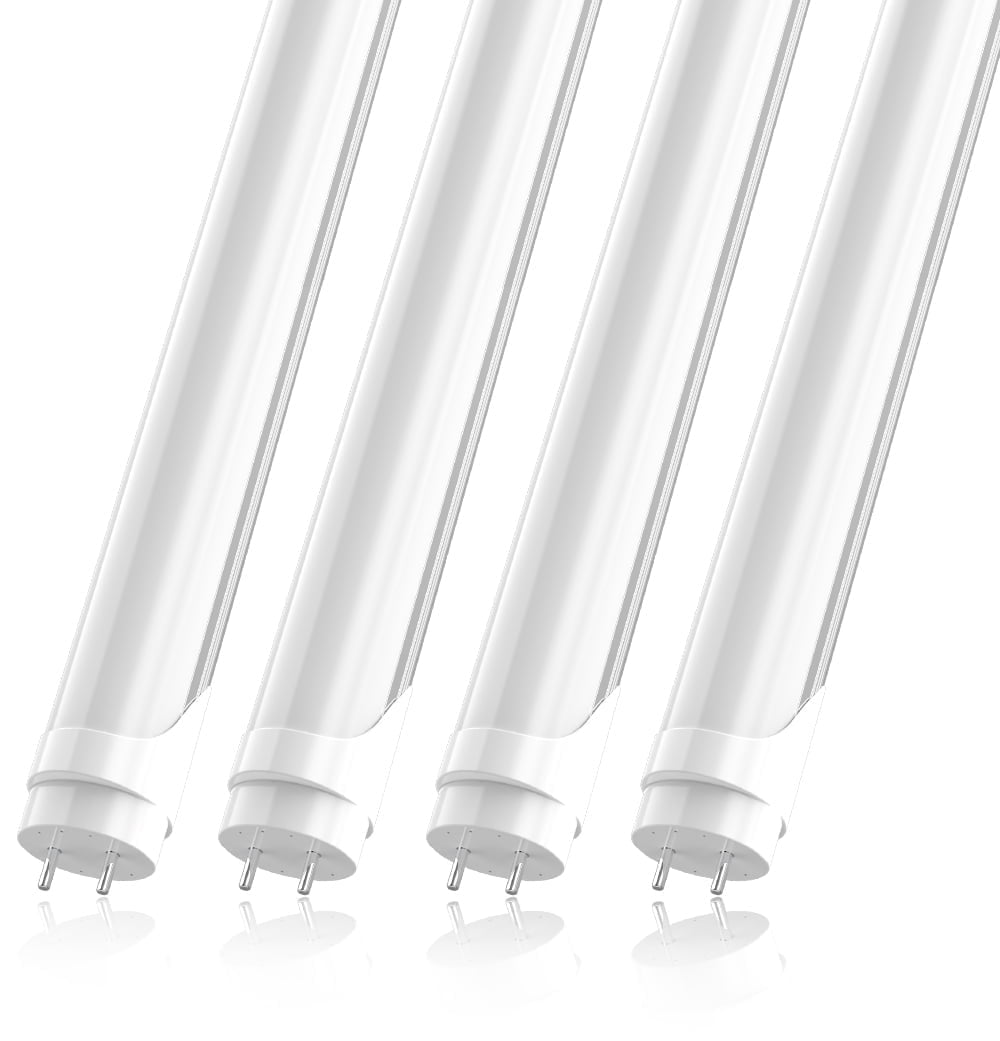 JESLED T8 4ft LED Light Bulbs, Ballast Bypass, T12 Fluorescent Tube ...