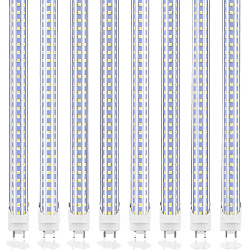 JESLED T8 4ft LED Light Bulbs, Ballast Bypass, T12 Fluorescent Tube ...
