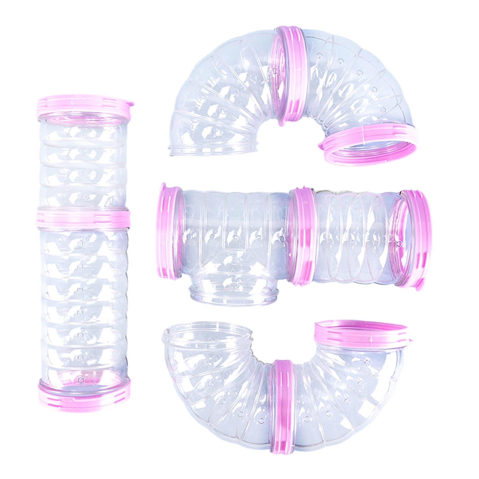 JESSBEAUTY 8PCS Hamster Tunnel Tube DIY Assorted Toy Transparent ...