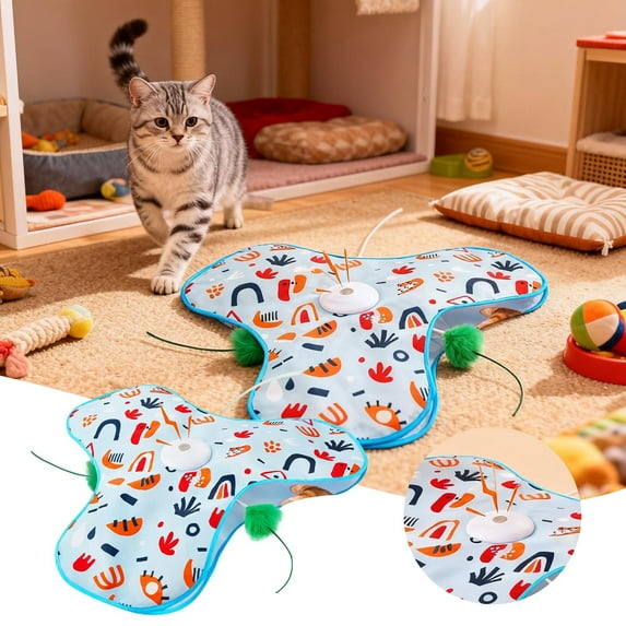 JESSBEAUTY Interactive Cat Toys Chargeable, Automatic Toy for Indoor ...