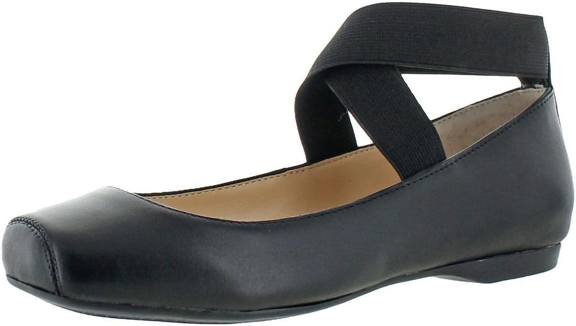 JESSICA SIMPSON Womens Black Stretchy Ankle Strap Cushioned Mandalaye ...