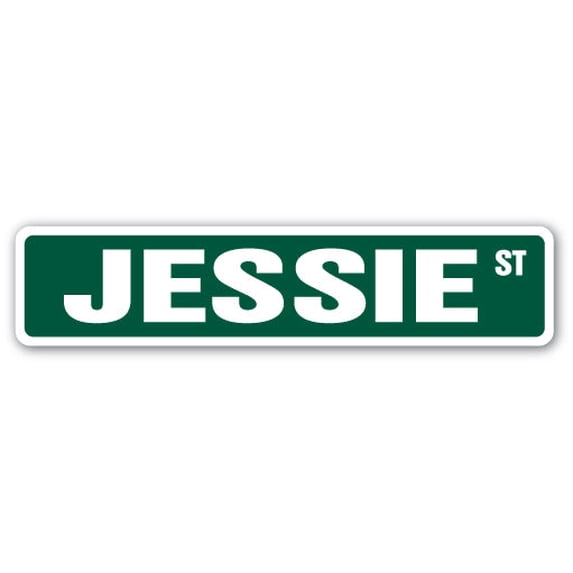 JESSIE Street Sign Childrens Name Room Sign | Indoor/Outdoor | 36" Wide ...