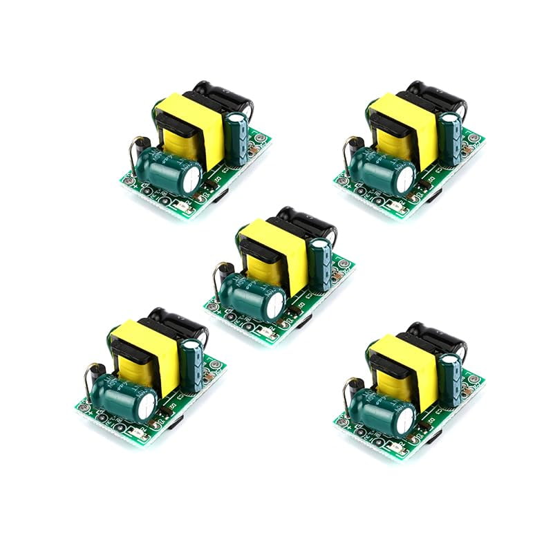JESSINIE 5PCS AC DC Buck Converter Step Down Module AC-DC 220V to 5V ...
