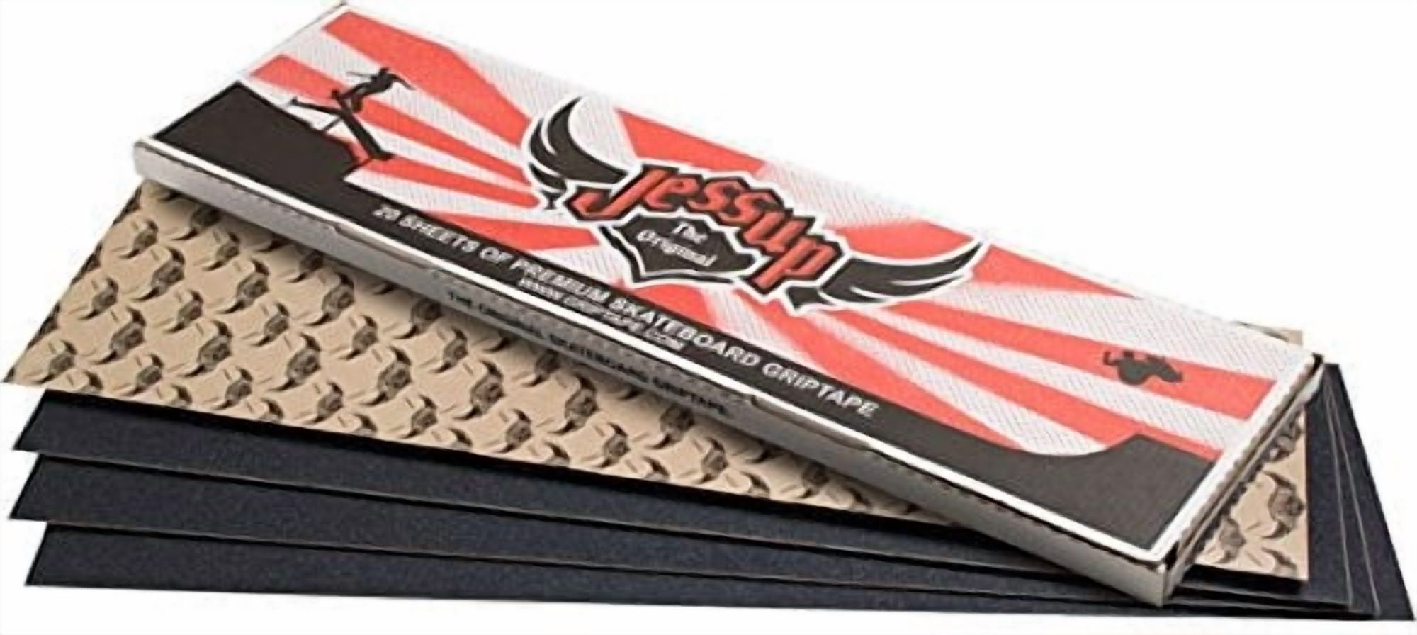 JESSUP Skateboard Griptape Sheet BLACK 9' X 33' Grip Tape 2 SHEETS ...